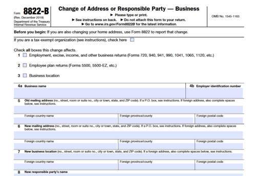 What Is Form 8822-B? Everything You Need to Know - doola is for Do'ers ...