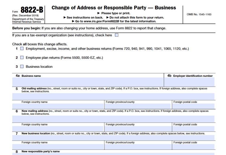 What Is Form 8822-B? Everything You Need to Know - doola is for Do'ers ...