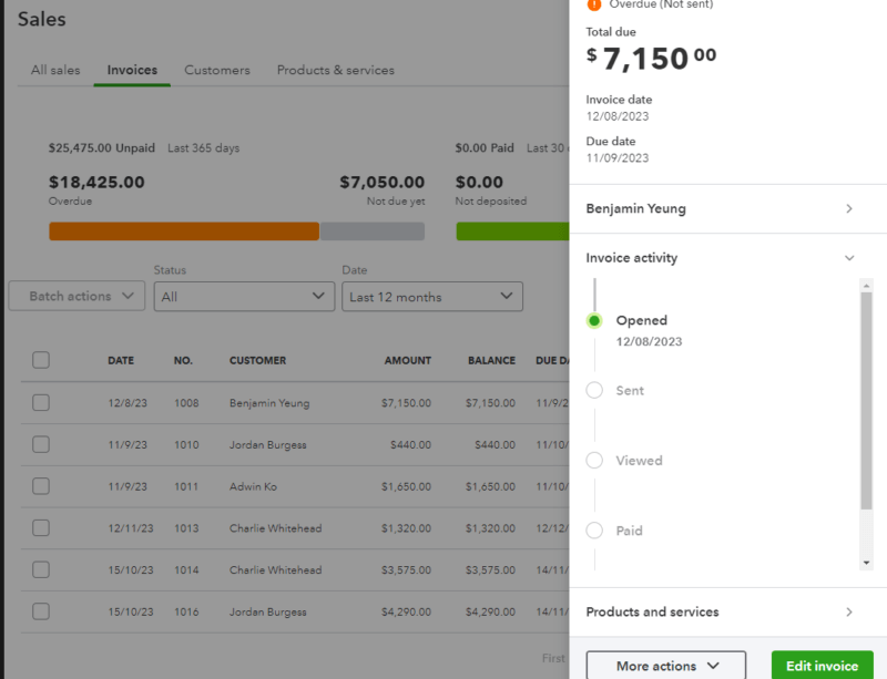 How to Create and Send Invoices in QuickBooks Online: Step-by-Step ...
